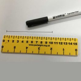 Large Print Ruler - 6 Inch