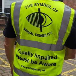 High Visibility Vests for Visually Impaired - Extra Large
